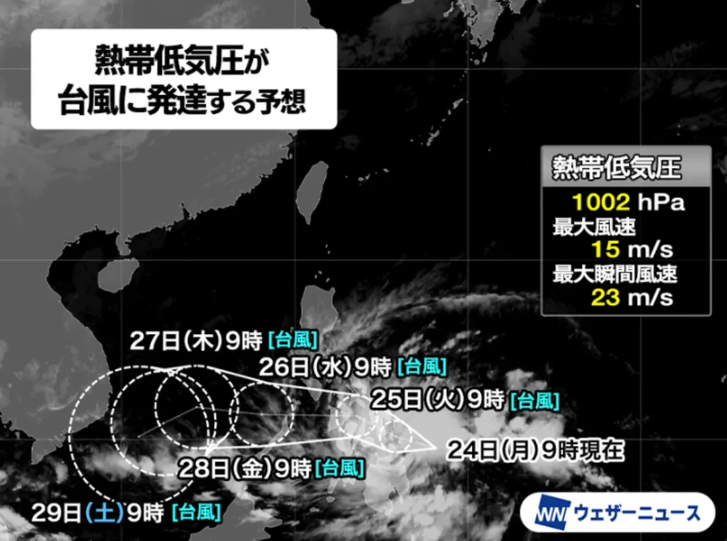 Clear and mild Okinawa weather on 24th November 2025